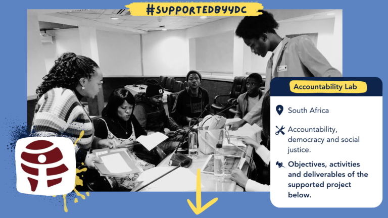 Accountability Lab South Africa - #supportedbytheYDC