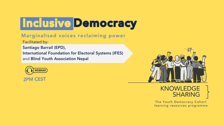 [WEBINAR] Inclusive Democracy: Marginalised Voices Reclaiming Power ...